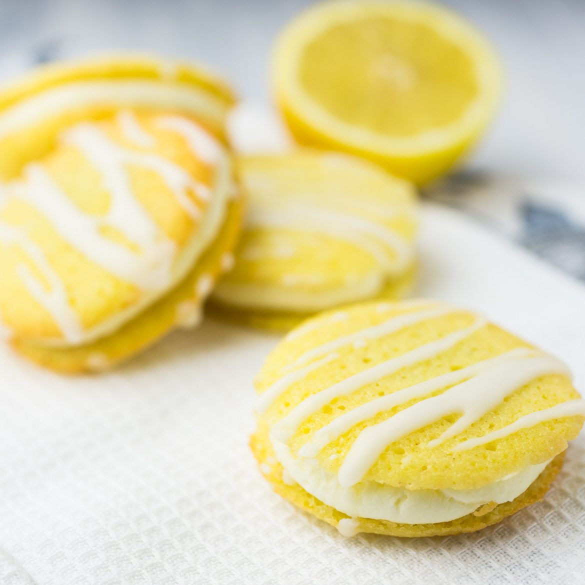 Lemon Wonky Whoopie Pies | The Girl Loves To Eat