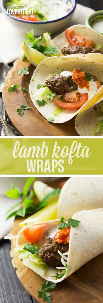Lamb Kofta Wraps | The Girl Loves To Eat