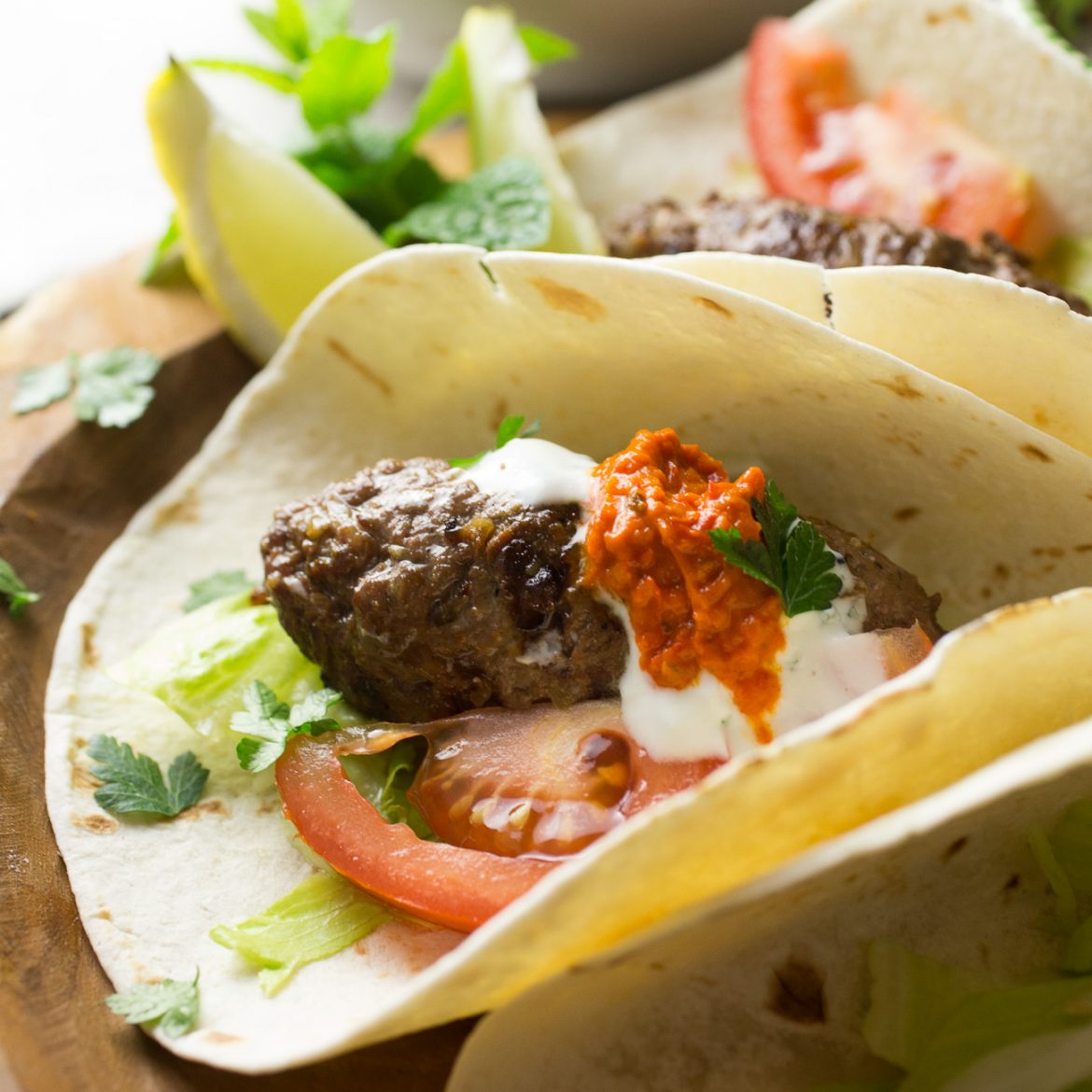 Lamb Kofta Wraps | The Girl Loves To Eat