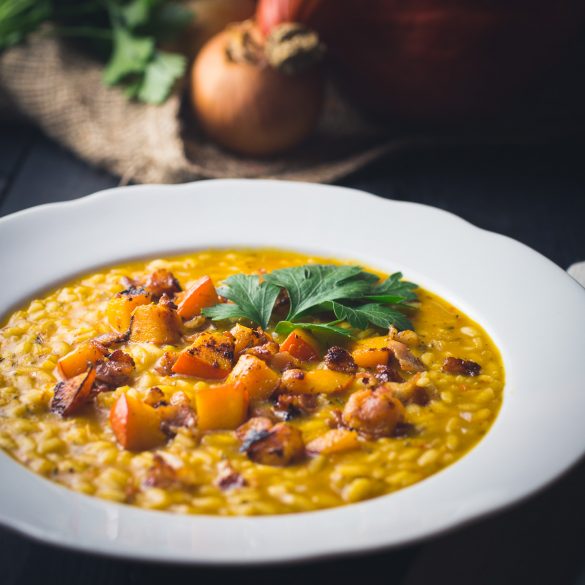 Pumpkin Risotto | The Girl Loves To Eat